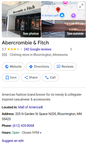 Nested Departments Changed